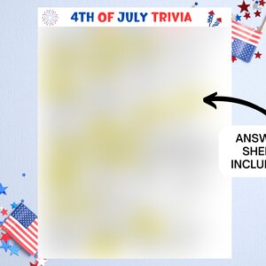 Printable USA Trivia Game | Independence Day Trivia Printable | 4th of ...
