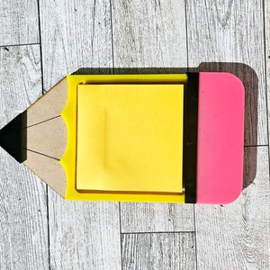 Teacher Themed Acrylic Sticky Note Holders - Etsy