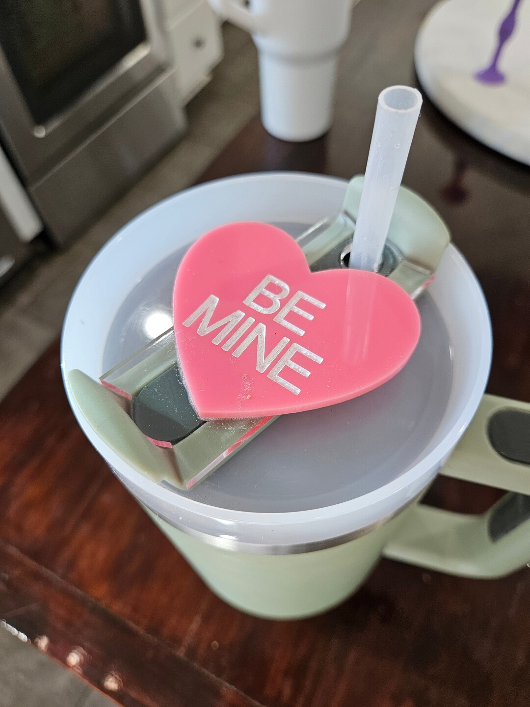 Large Candy Heart Stanley Cup Toppers - Etsy