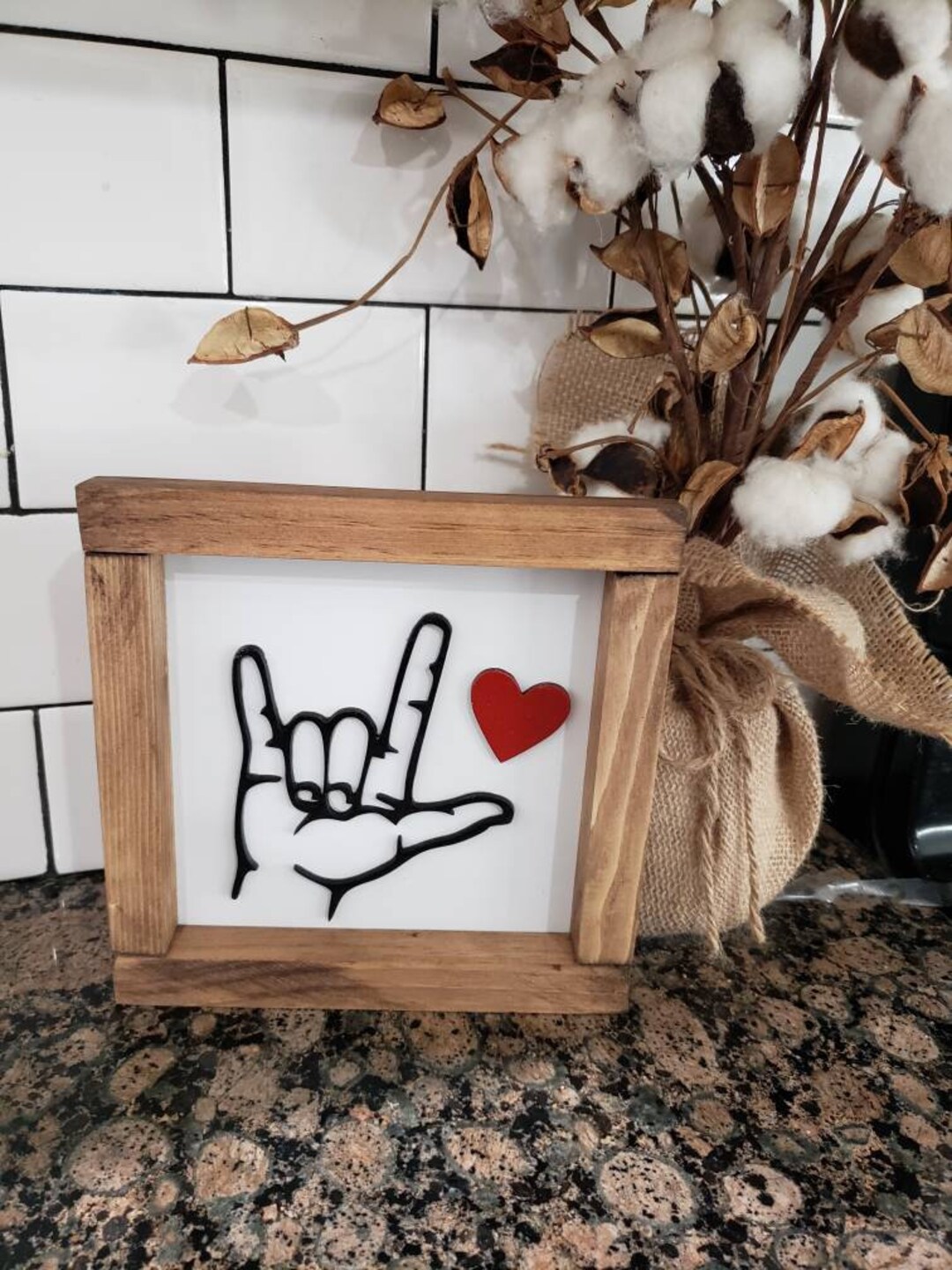 I Love You Hand Gesture Sign - Etsy
