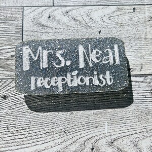Personalized Acrylic Name Tags - Etsy