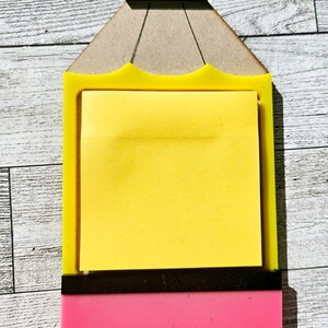 Teacher Themed Acrylic Sticky Note Holders - Etsy