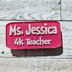 Personalized Acrylic Name Tags - Etsy