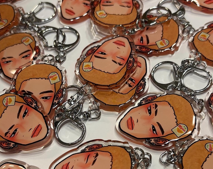 Stray Kids Kiwi Hyunjin Key Charm - Etsy