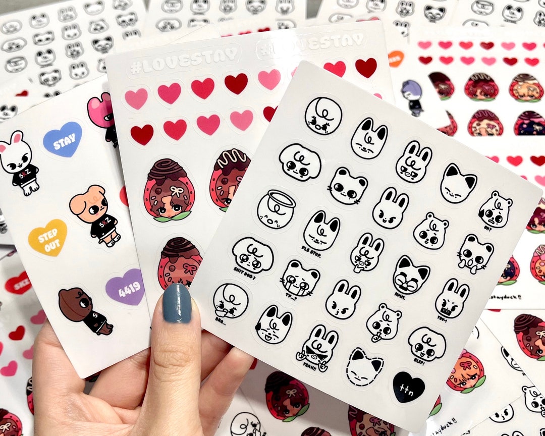Stray Kids Sticker Sheets Ver.2 - Etsy
