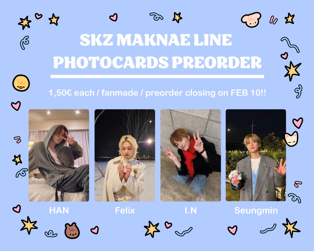 Stray Kids Maknae Line Photocard - Etsy