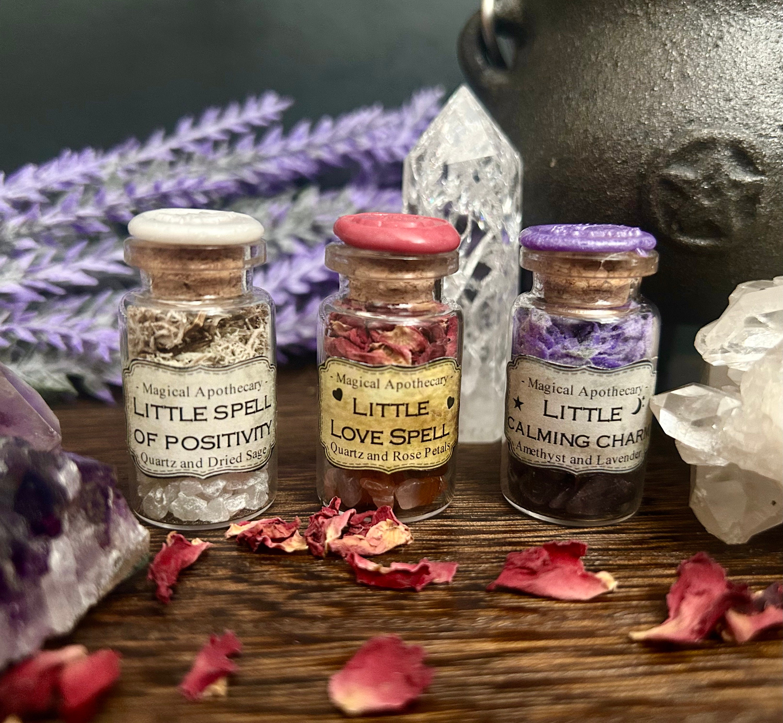 Little Spells and Charms for Love , Calming and Positivity - Decorative ...