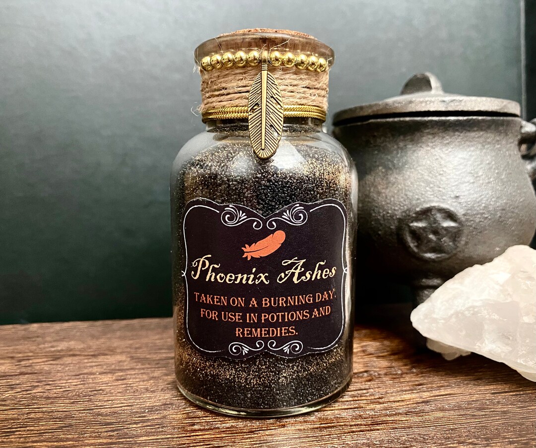 Phoenix Ashes Magical Apothecary Potions Ingredient Replicas - Etsy