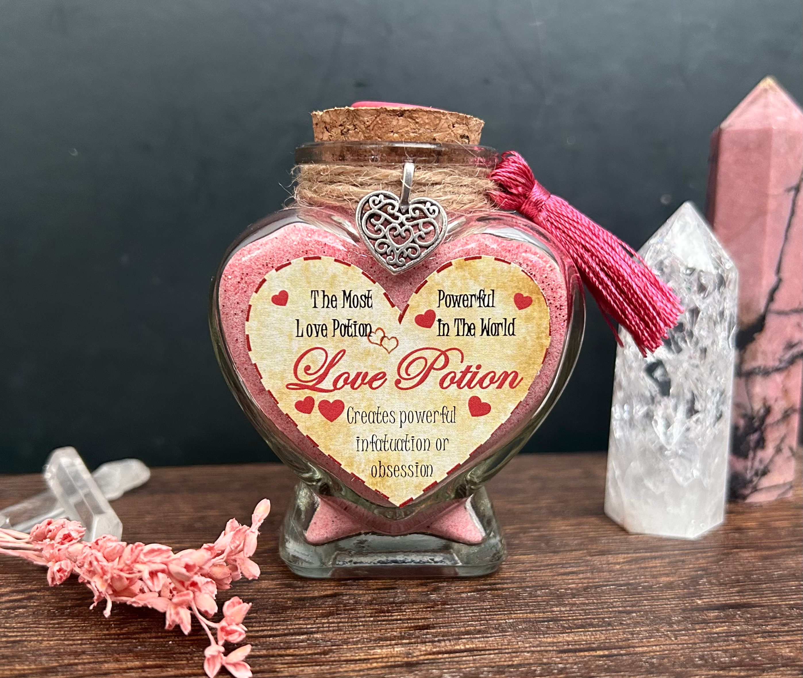 Love Potion Magical Potions Replicas Decorative Glass Potion Bottles ...