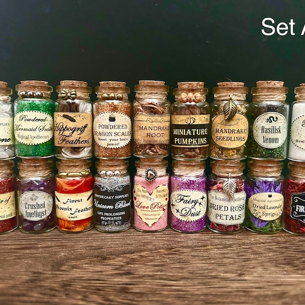 Mini Potion Bottles - Etsy