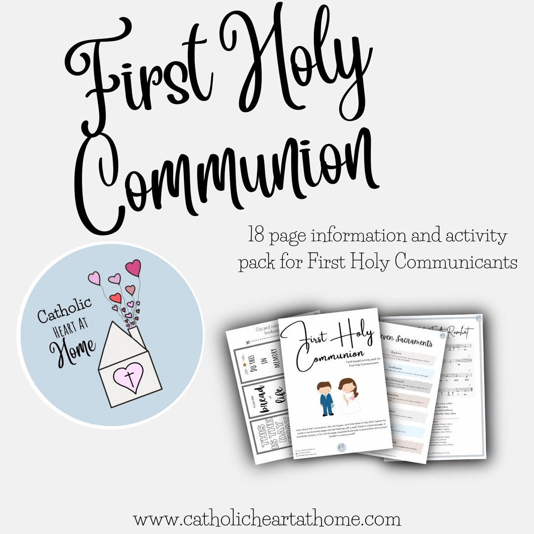 First Holy Community Information and Activity Pack - Etsy
