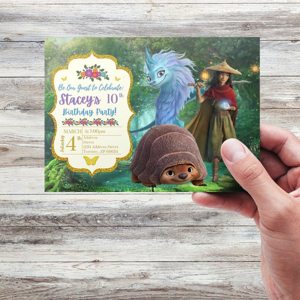 Raya Invitation - Etsy