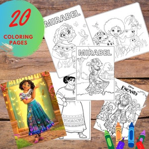 ENCANTO Mirabel Coloring Pages for Kids Printable Pdf Files Print and ...