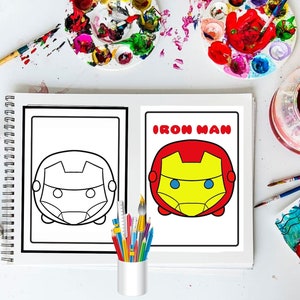 Tsum Tsum Coloring Pages for Kids Printable Pdf Files Print and Color ...