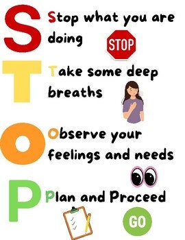 Stop Mindfulness Technique - Etsy