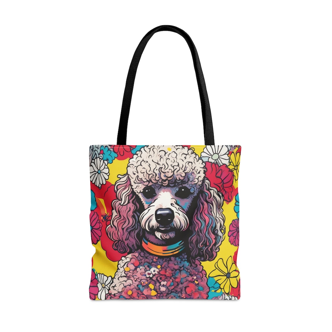 Poodle Tote Bag, Poodle, Poodle Gift, Poodle Shoulder Bag, Poodle ...