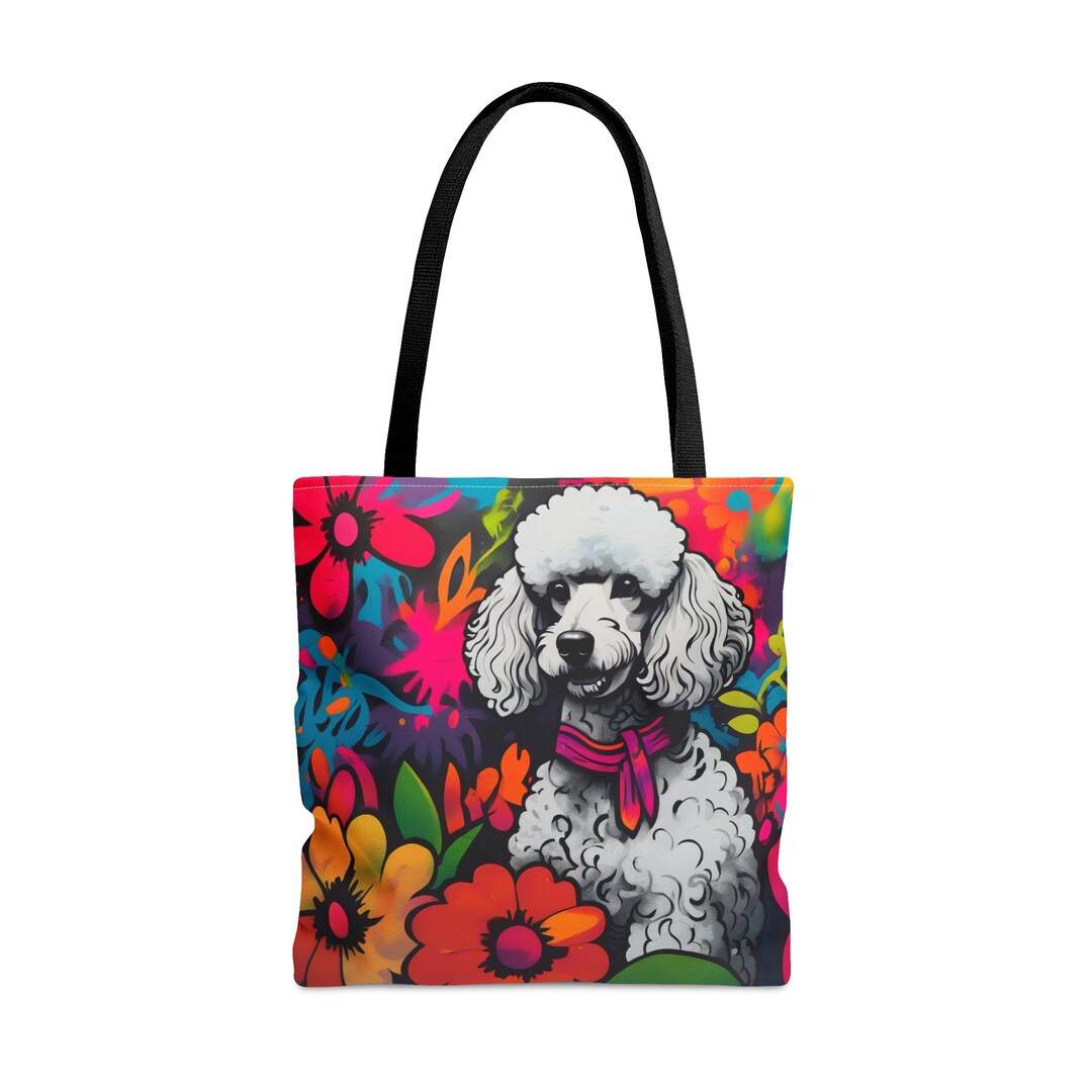 Poodle Tote Bag, Poodle, Poodle Gift, Poodle Shoulder Bag, Poodle ...