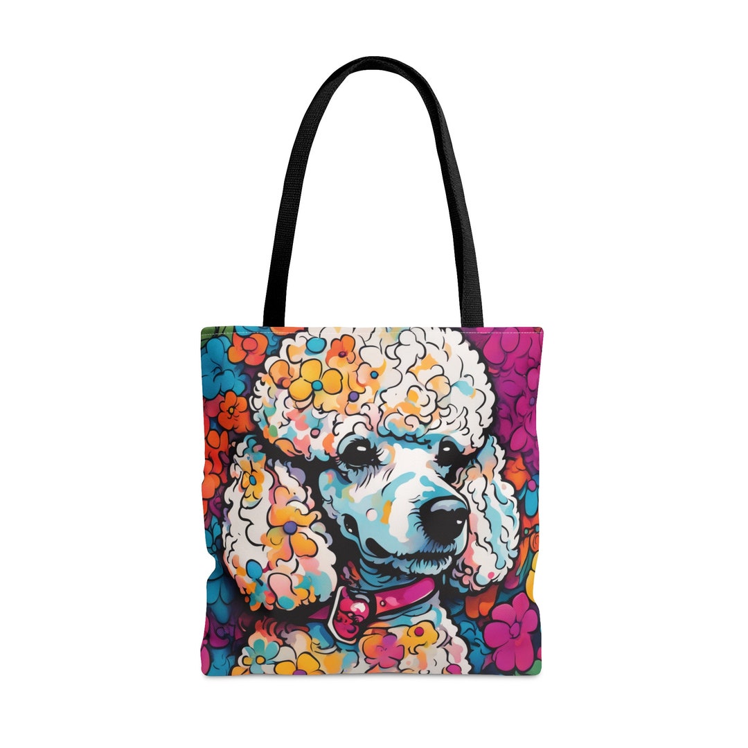 Poodle Tote Bag, Poodle, Poodle Gift, Poodle Shoulder Bag, Poodle ...