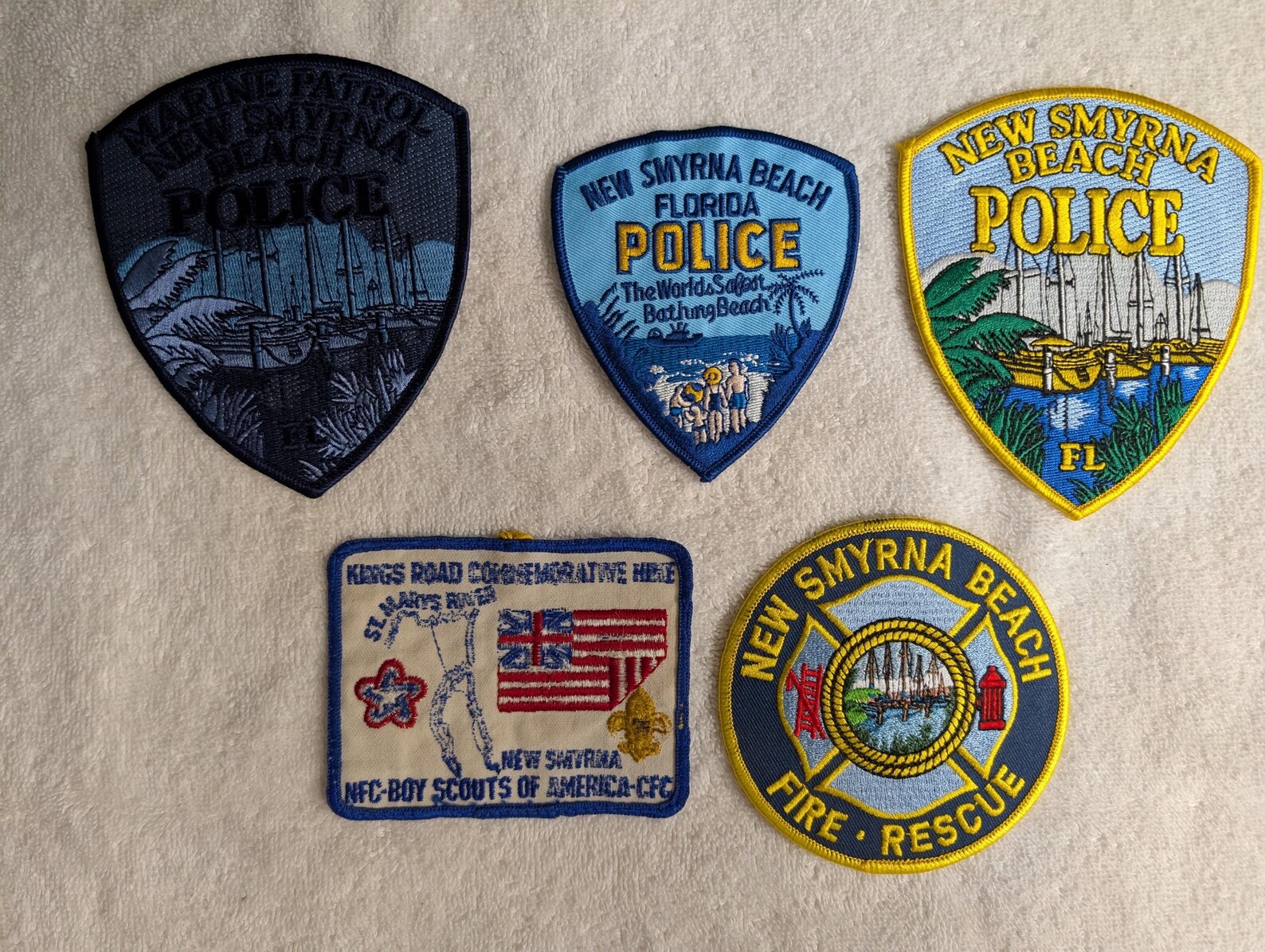 Lot of 5 New Smyrna Beach Patches Law Enforcement Boy Scouts - Etsy