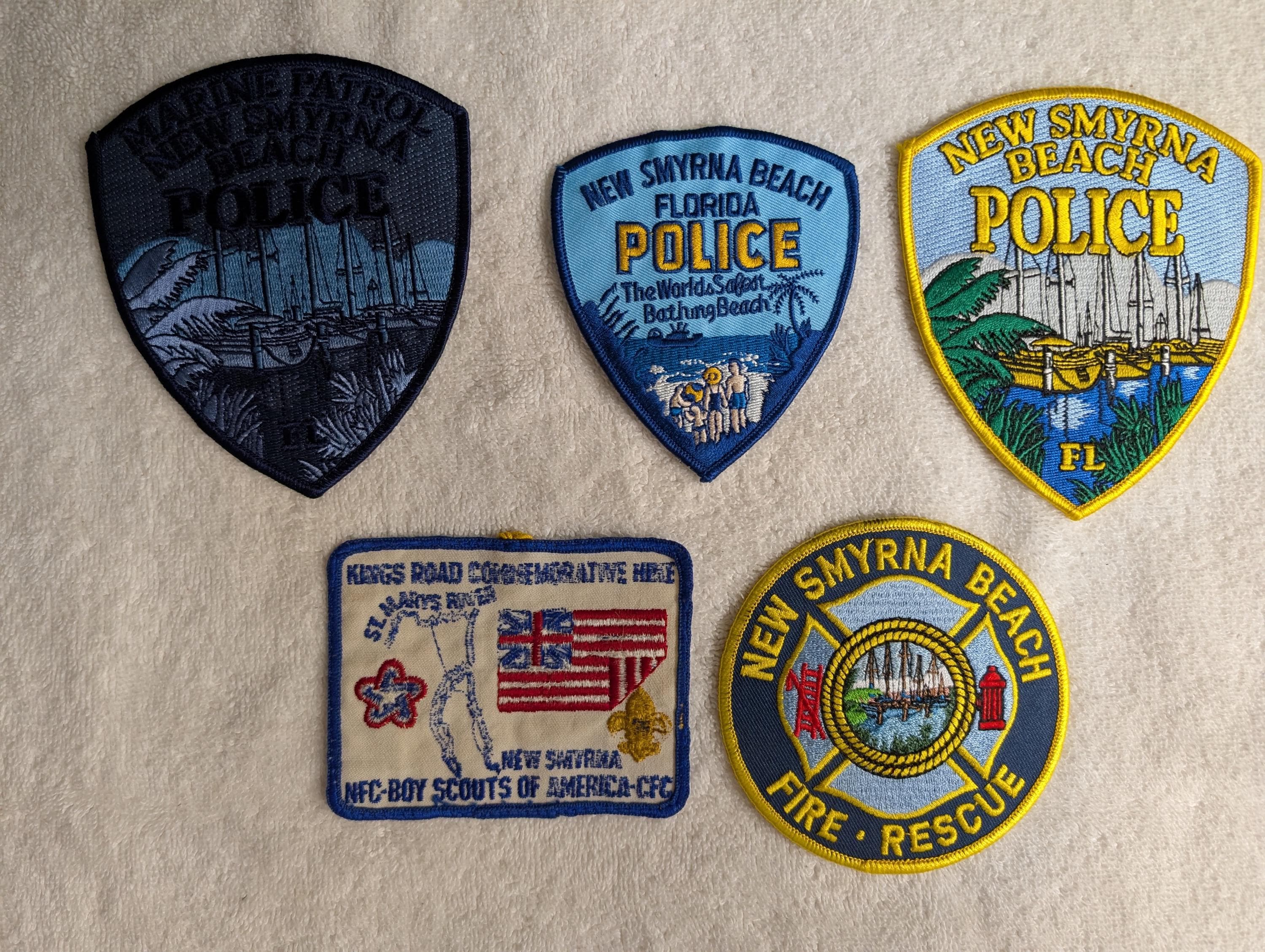 Lot of 5 New Smyrna Beach Patches Law Enforcement Boy Scouts - Etsy