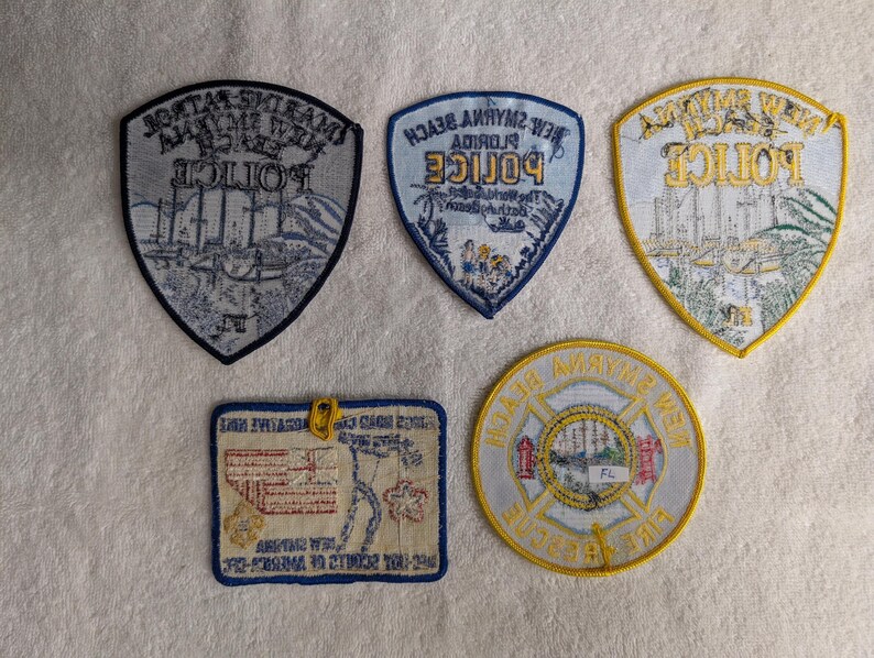 Lot of 5 New Smyrna Beach Patches Law Enforcement Boy Scouts - Etsy