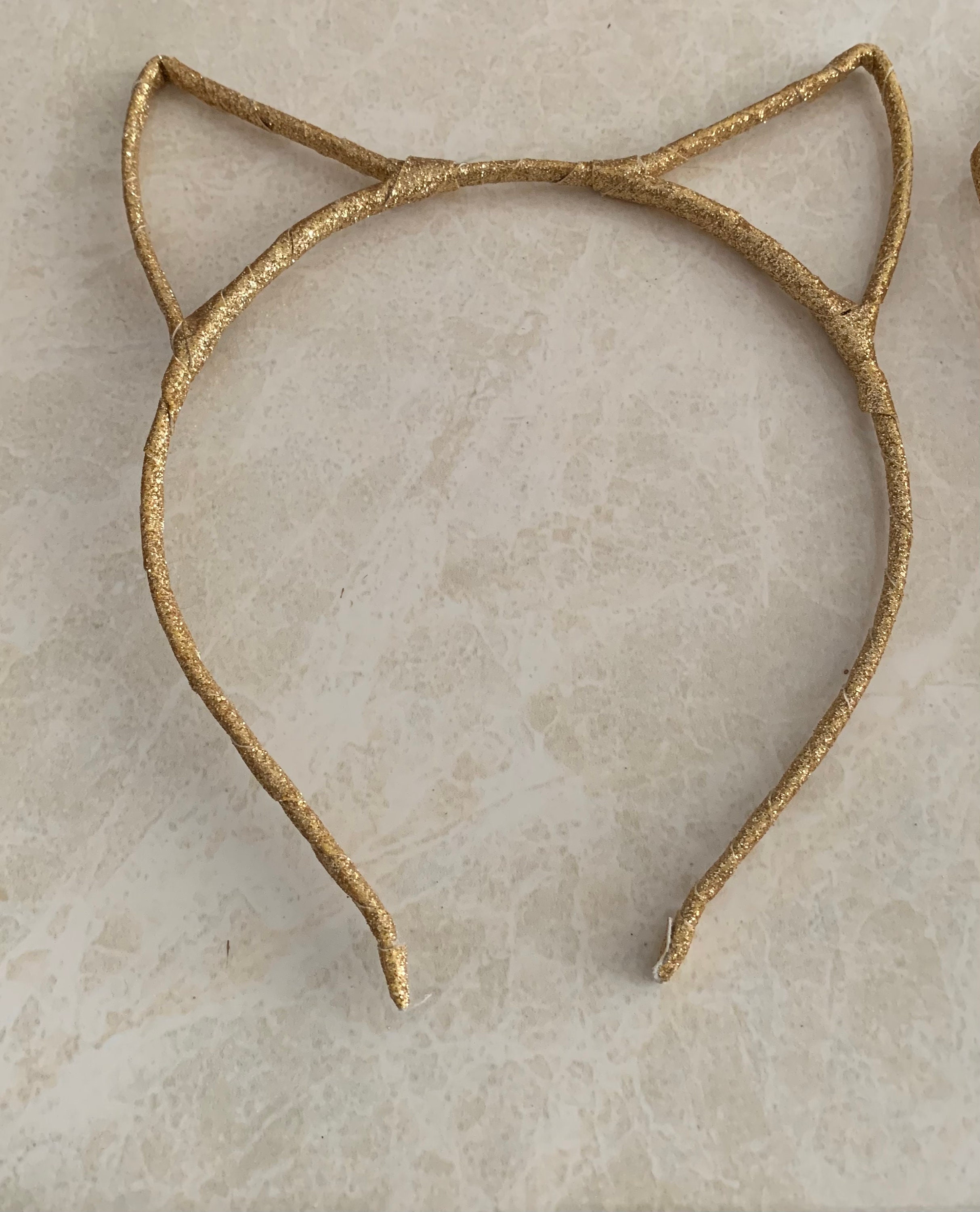 Gold Cat Kitty Halloween Headband - Etsy