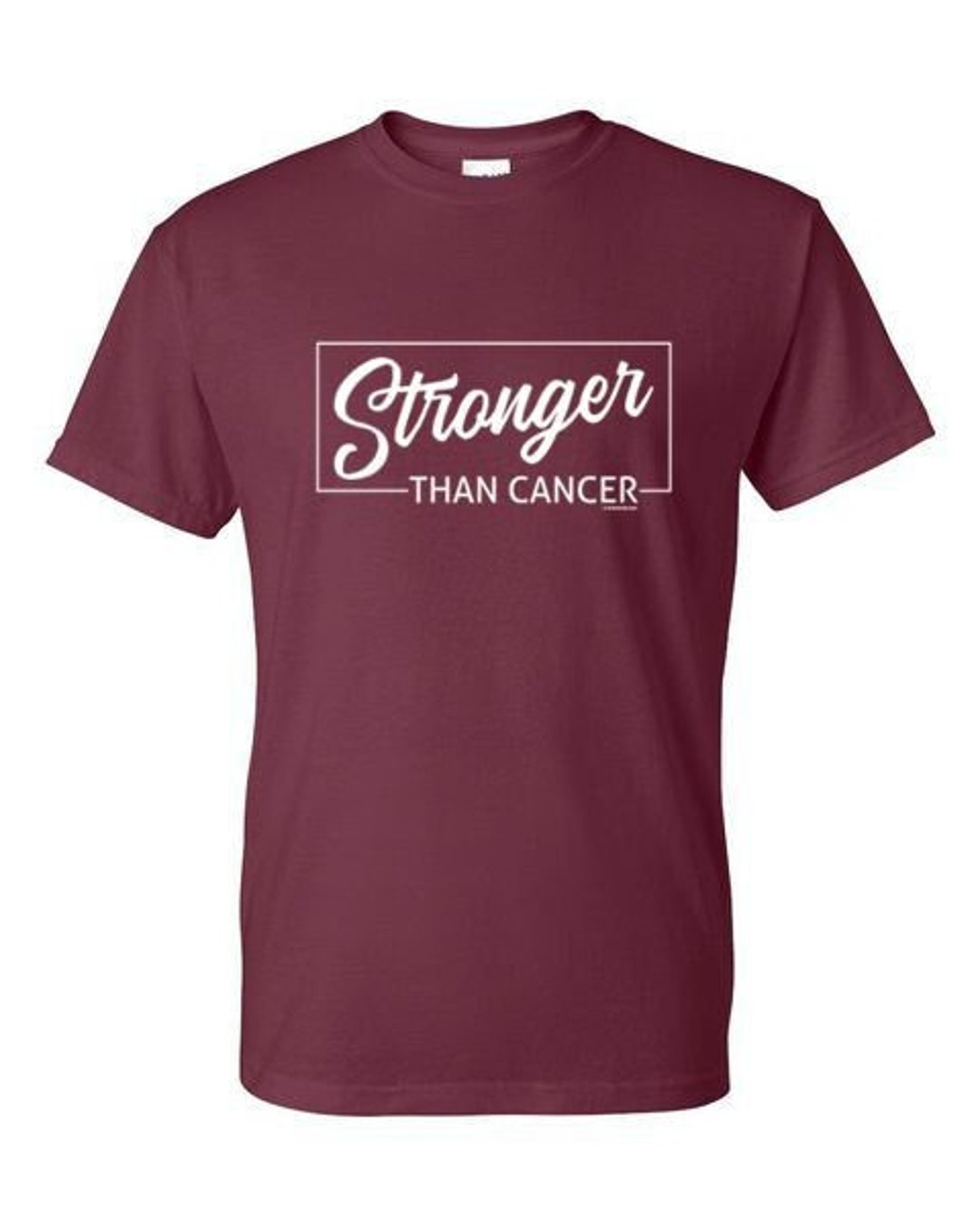 T Shirt Stronger Than Cancer Adult Etsy