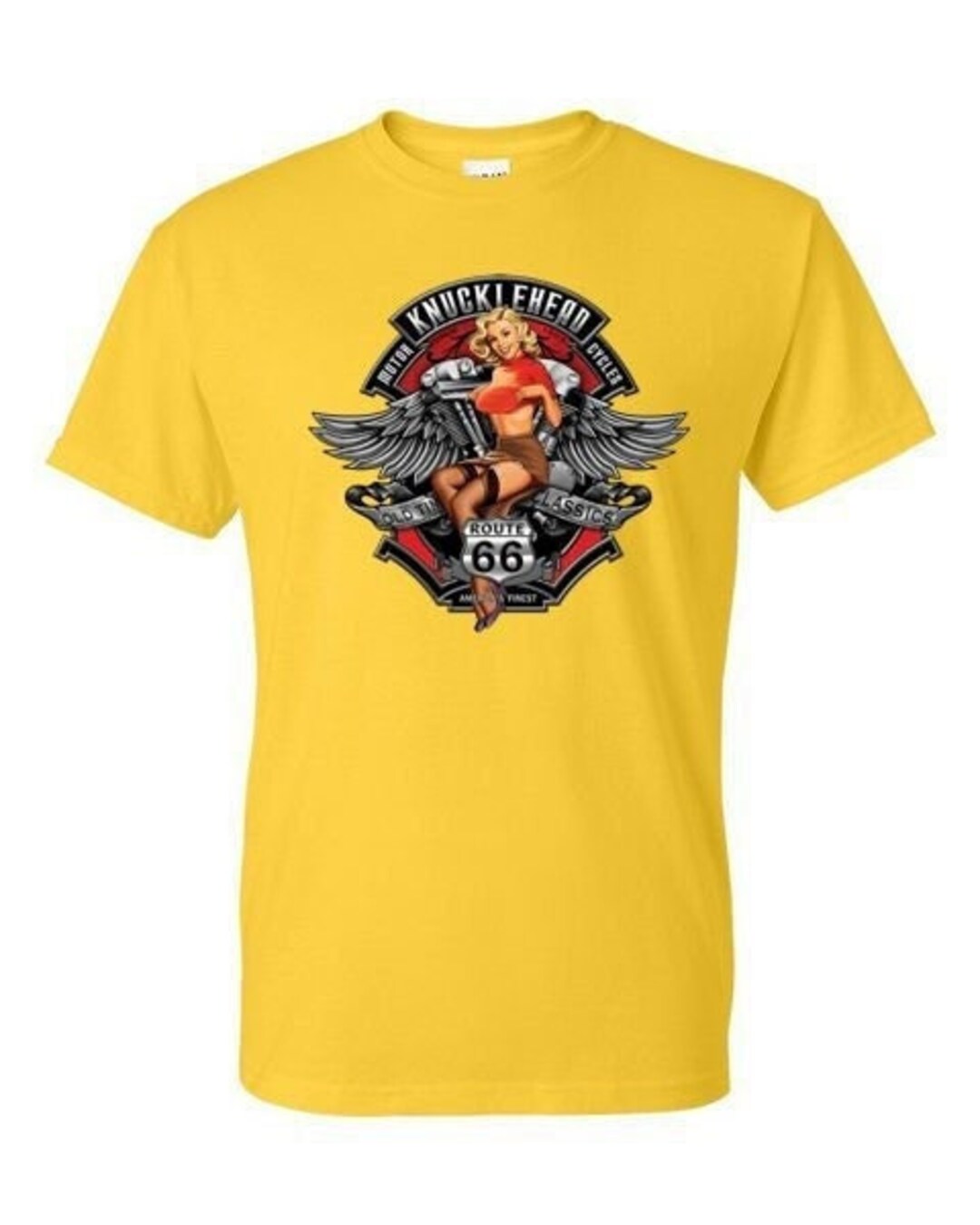 T-shirt - Sexy KNUCKLEHEAD FOREVER Bikes Babes - Hot Rod Route 66 Fun Adult - Etsy