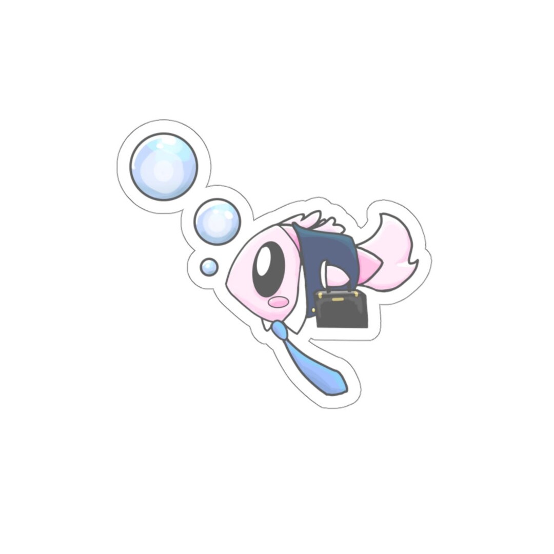 Business Fish Sticker (die-cut) - Etsy