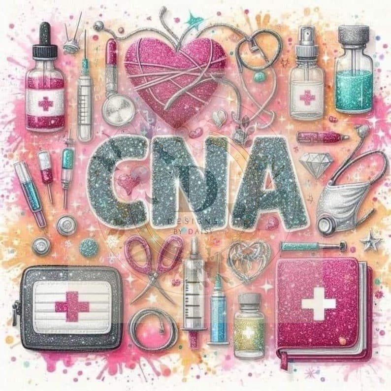 Certified Nursing Assistant (CNA) PNG File - Etsy
