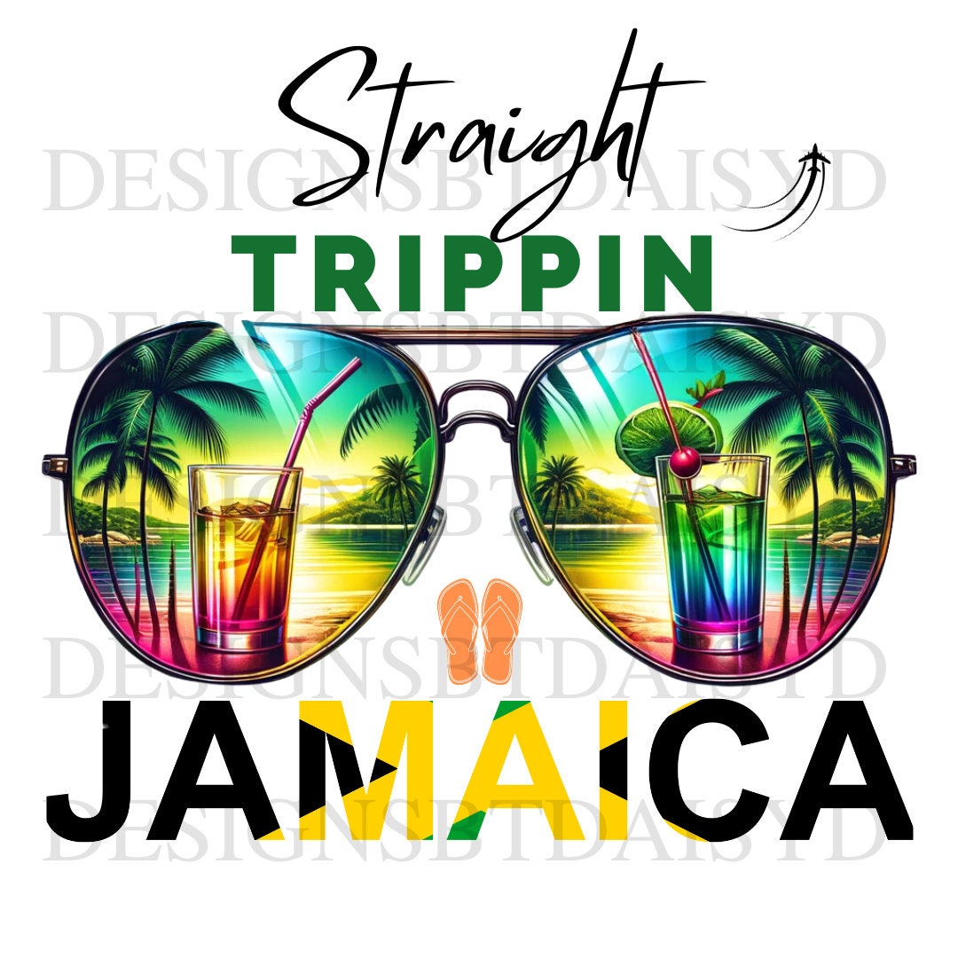 Straight Trippin Jamaica Digital File - Etsy