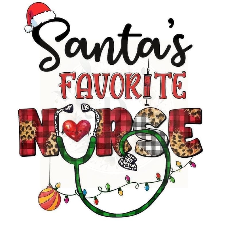 Santa's Nurse Christmas - Etsy
