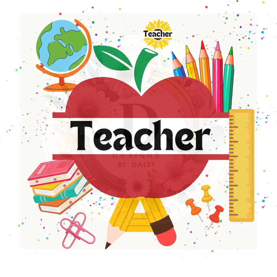 Teacher Appreciation PNG: Classroom Decor, Printable Gift (digital ...