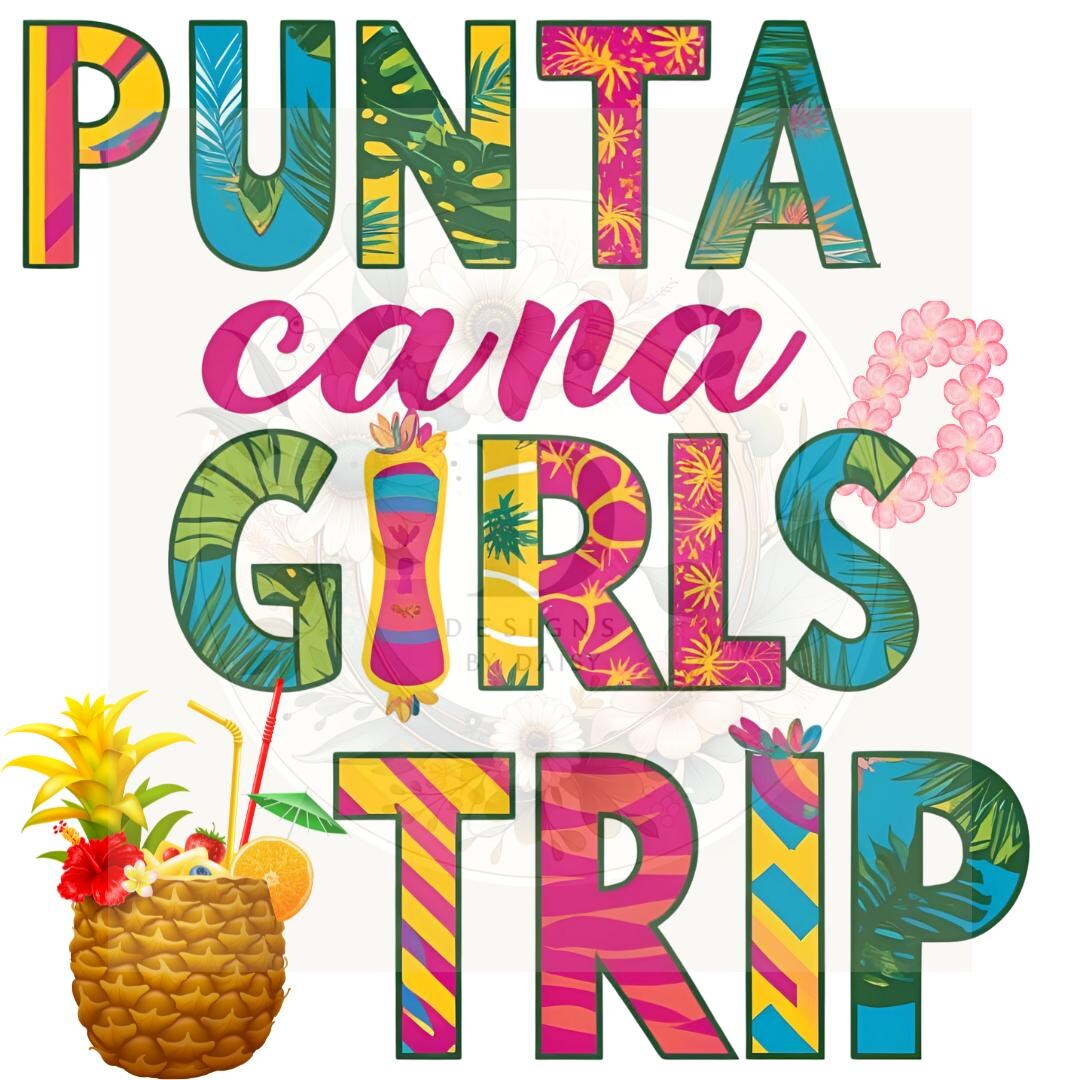 Punta Cana Girls Trip PNG - Etsy