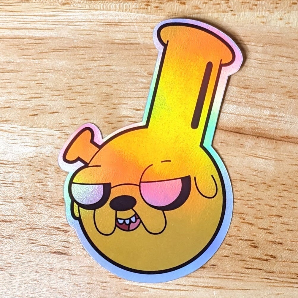 Bendy Dog Bong Sticker Vinyl Waterproof Sticker 3 - Etsy