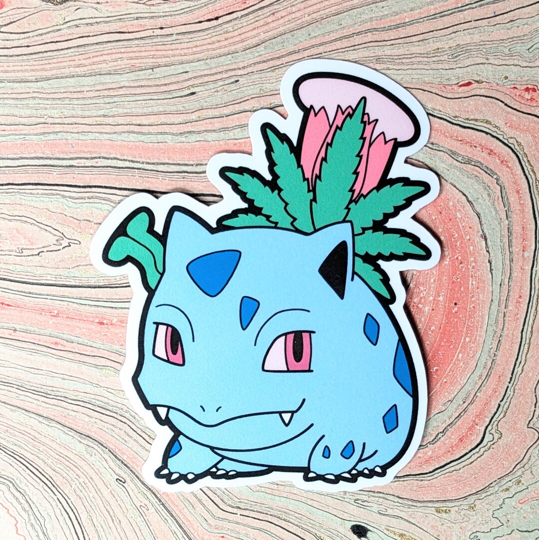 Grass Monster Bong Sticker ~ Vinyl Waterproof Sticker 3" ~ Available in ...