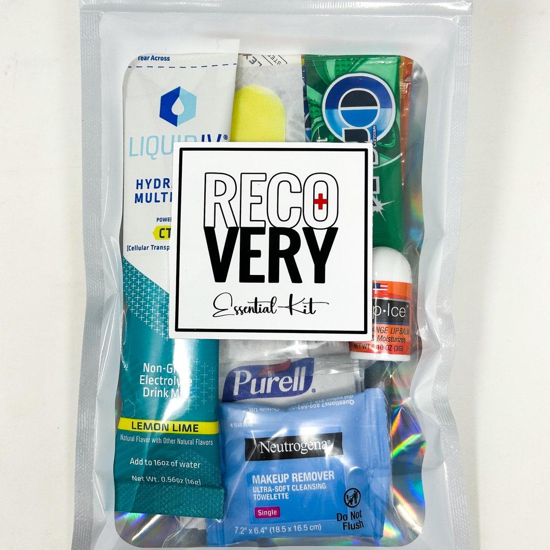 Hangover Kit, Recovery Kit for Bachelorette Party and Girls' Trip, Self ...