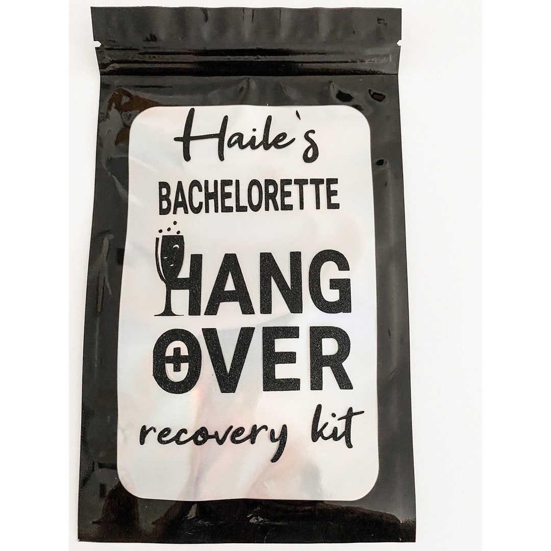 Hangover Recovery Kit, Self Care Kit for Parties, Weddings, Vacations ...