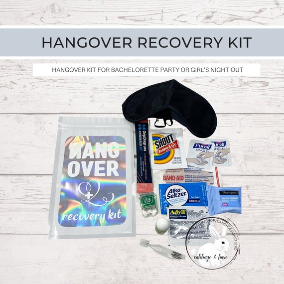 Hangover Recovery Kit With Modern Design Customizable and - Etsy
