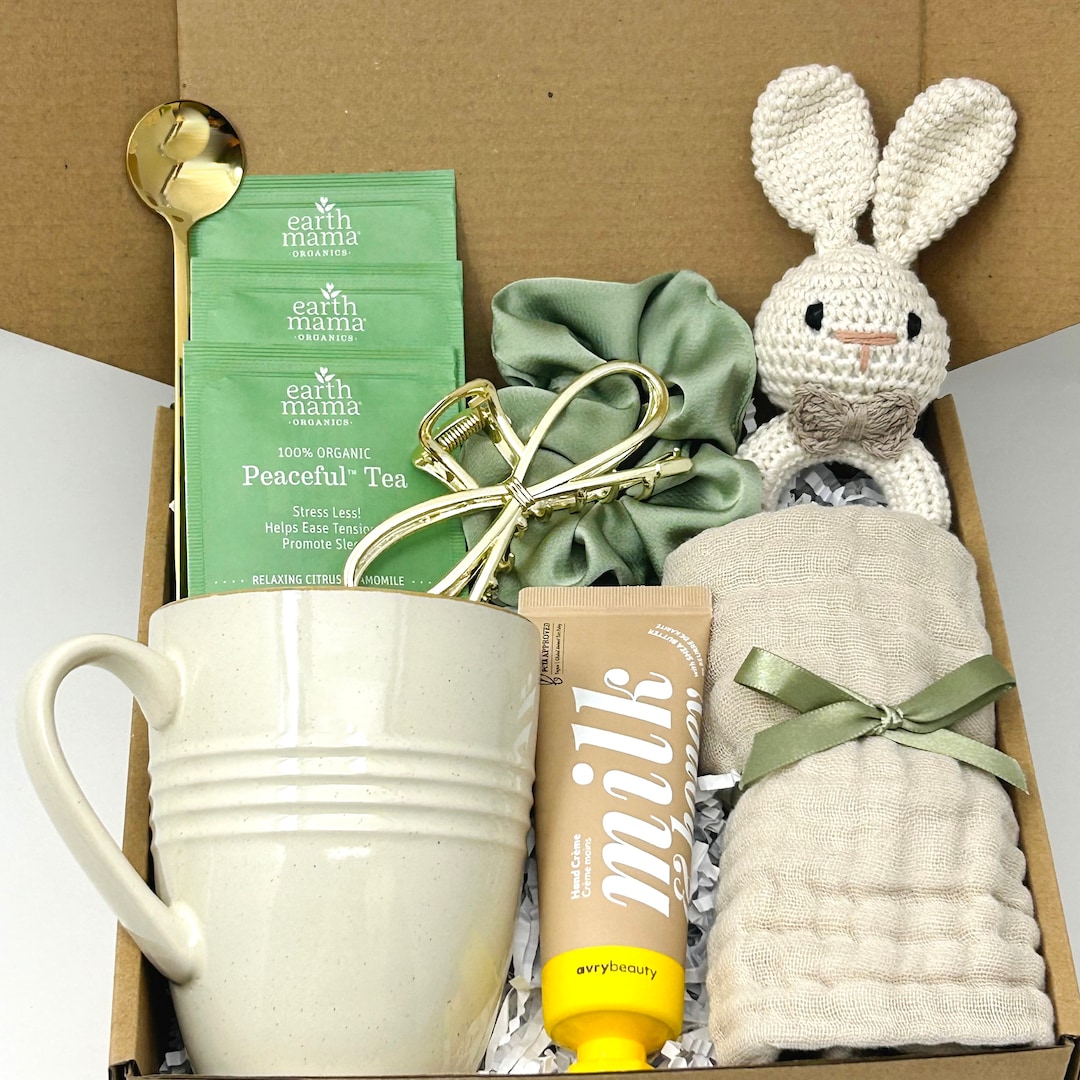New Mom Care Package, New Mom and Baby, New Mama Pregnancy Gift Set ...