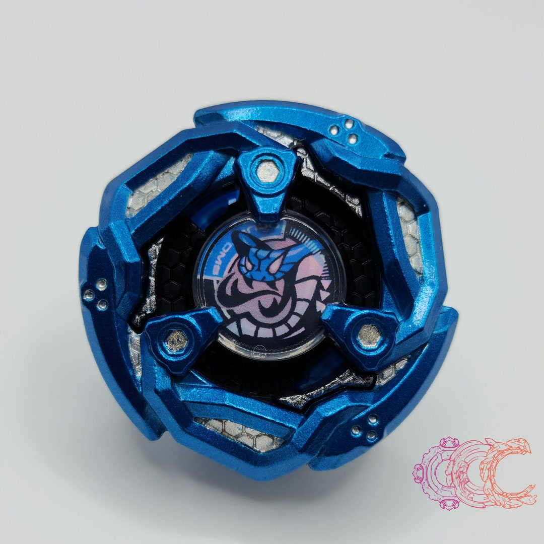 Takara Tomy Beyblade X Glacial Vipertail custom Painted - Etsy