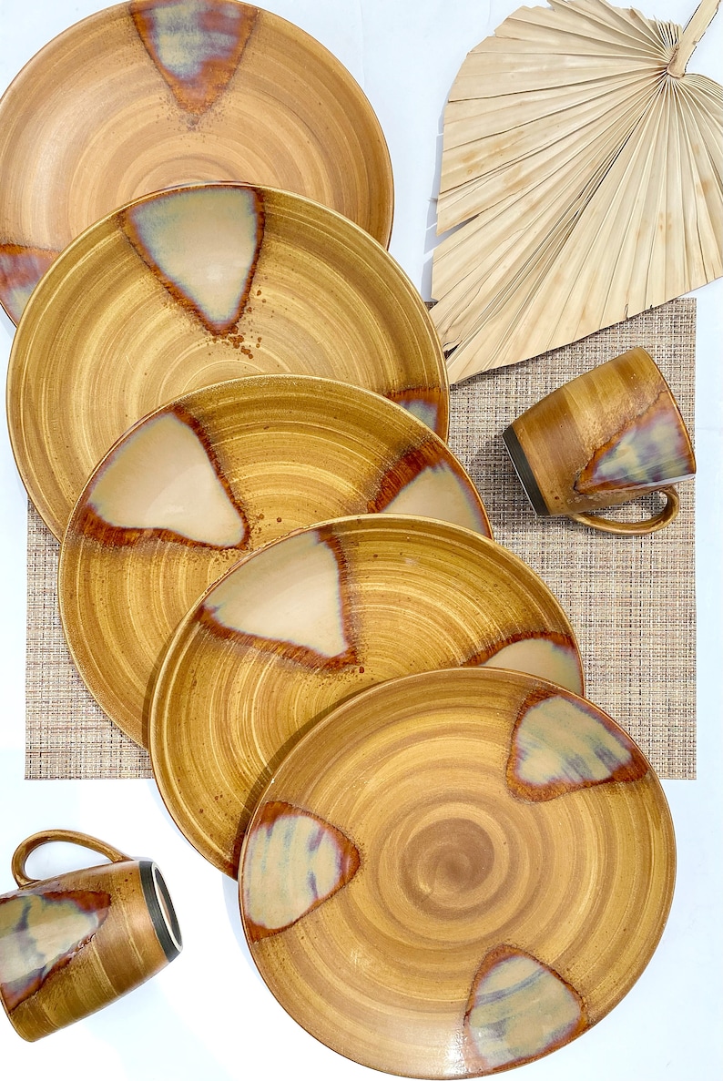 Sango Splash Plate & Cup Set - Etsy