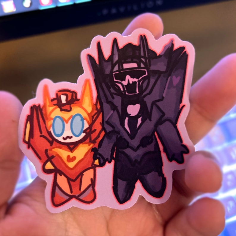 Soundwave & Rodimus Tf Metallic Sticker - Etsy