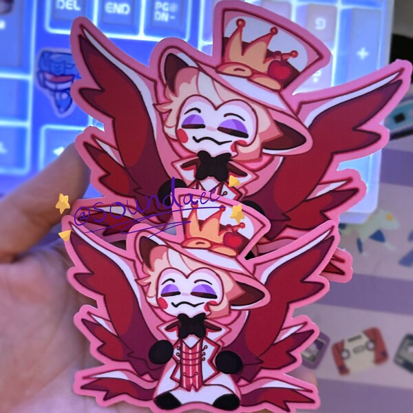 Hazbin Hotel Lucifer Plushie - Etsy