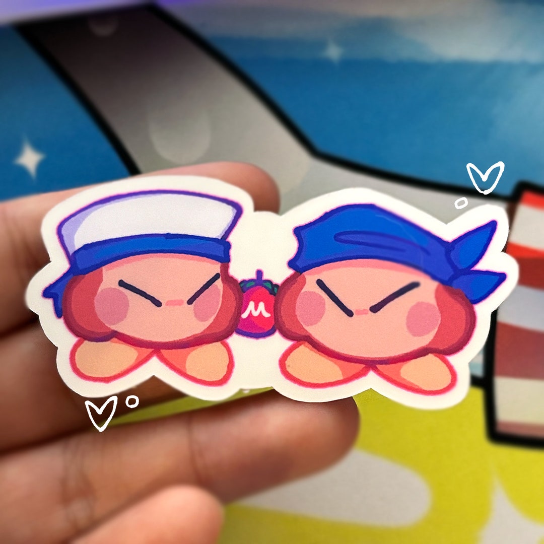 Waddle Dee Duo Kirbee Matte Sticker - Etsy