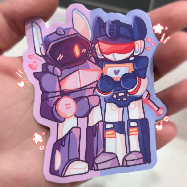 Soundwave X Shockwave Tf G1 Matte Sticker - Etsy