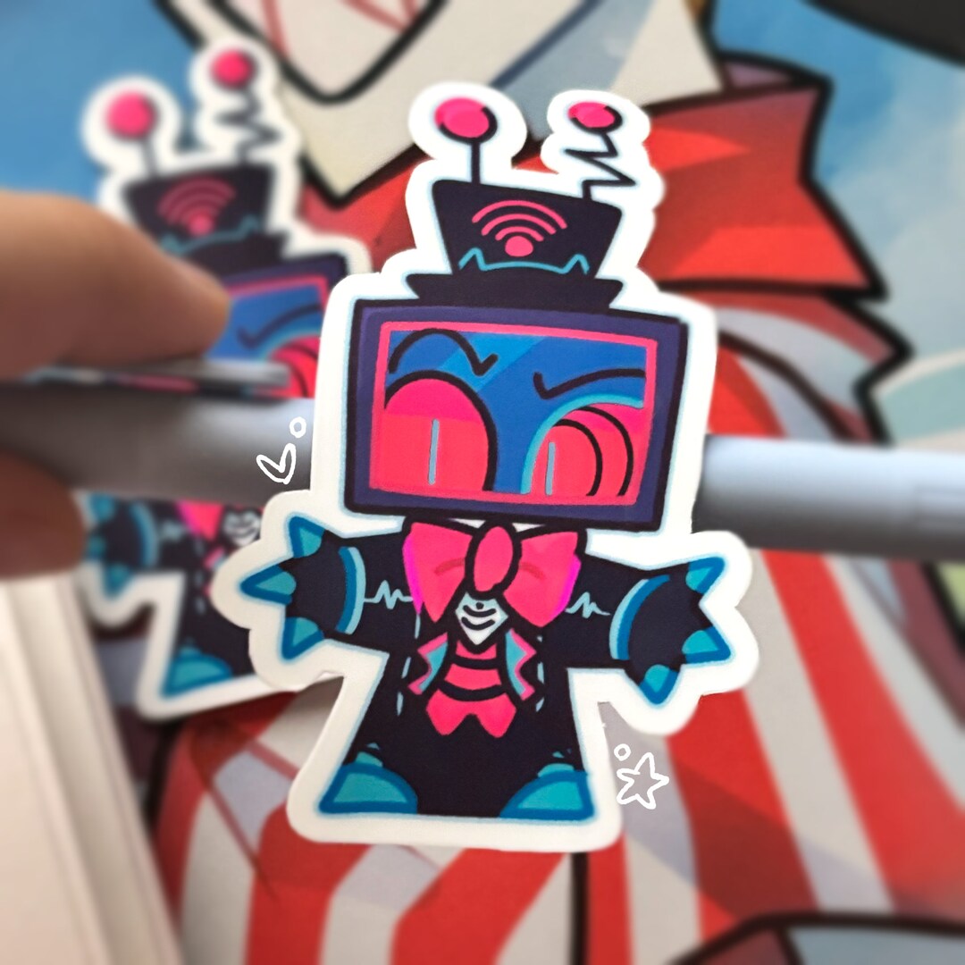 Lil Vox Hazbin Hotel Matte Sticker - Etsy
