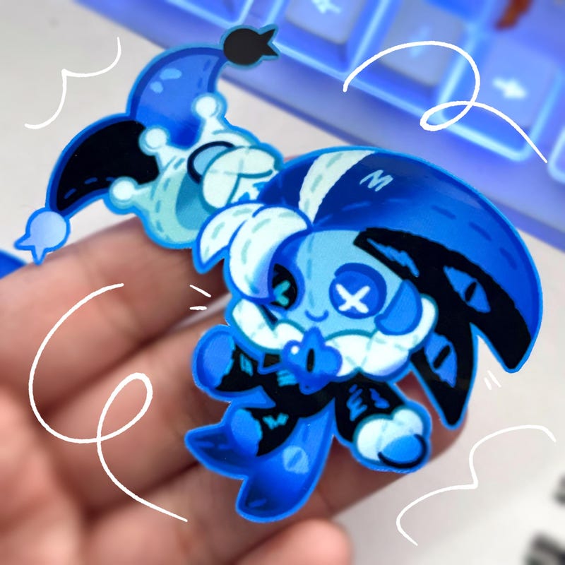 Cookie Run Shadow Milk Plush - Etsy UK