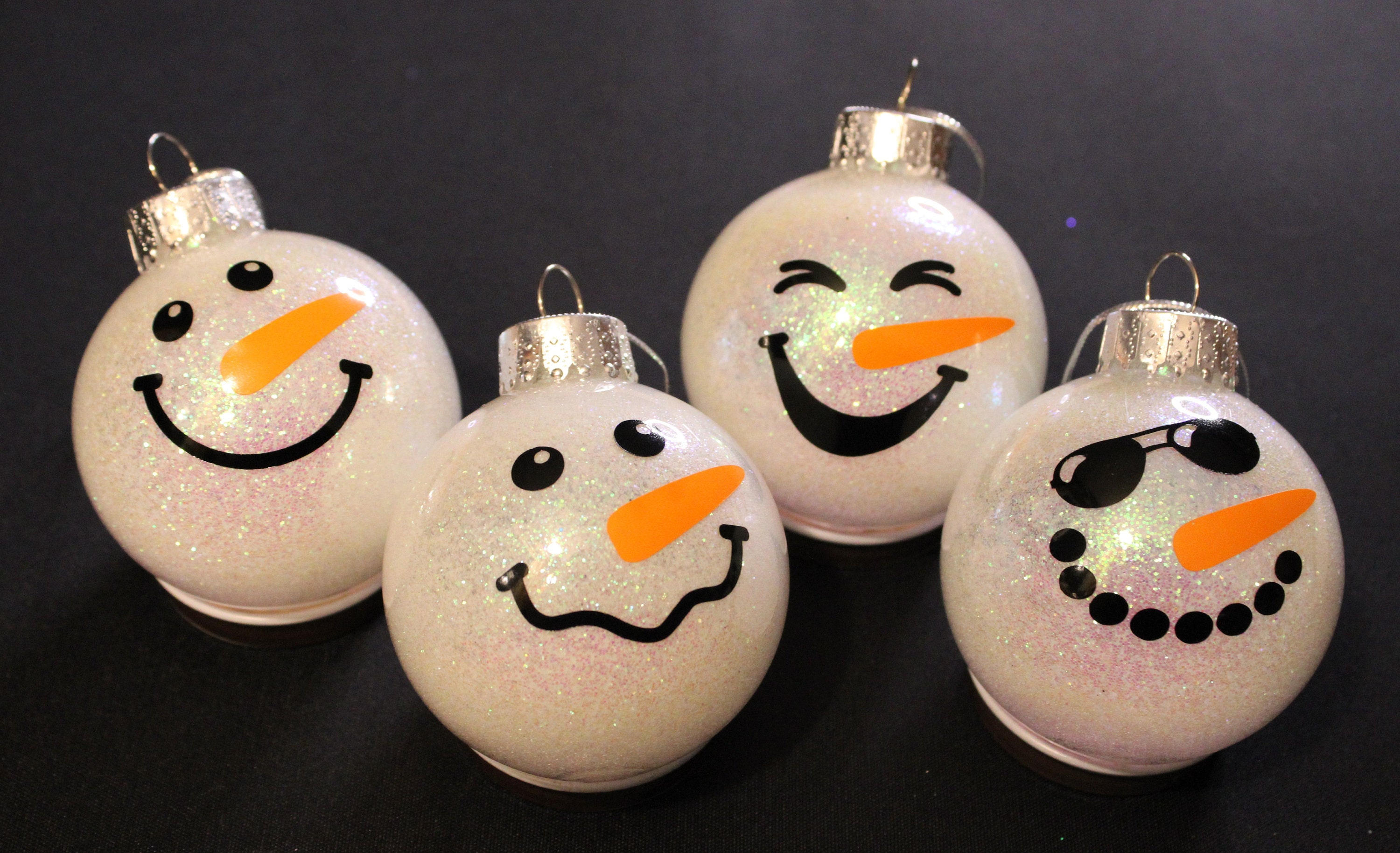 Snowman Face Ornament - Etsy