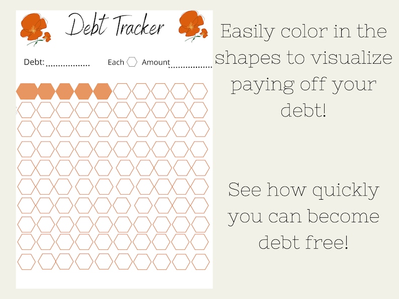 Debt Payoff Tracker | Debt Repayment | Debt Free | Debt Planner | Debt ...